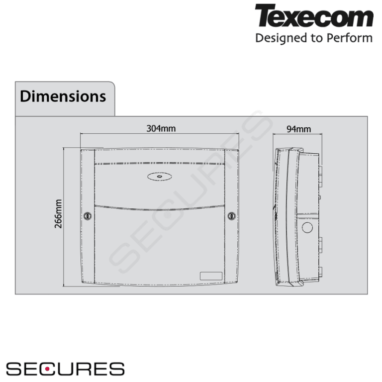 Texecom Premier Elite 24 Kunststof Centrale Grade 2 - Secures