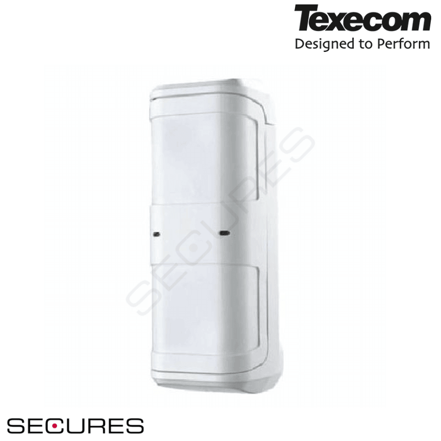 Texecom Draadloze Witte Bewegingsdetector voor Buiten | Secures